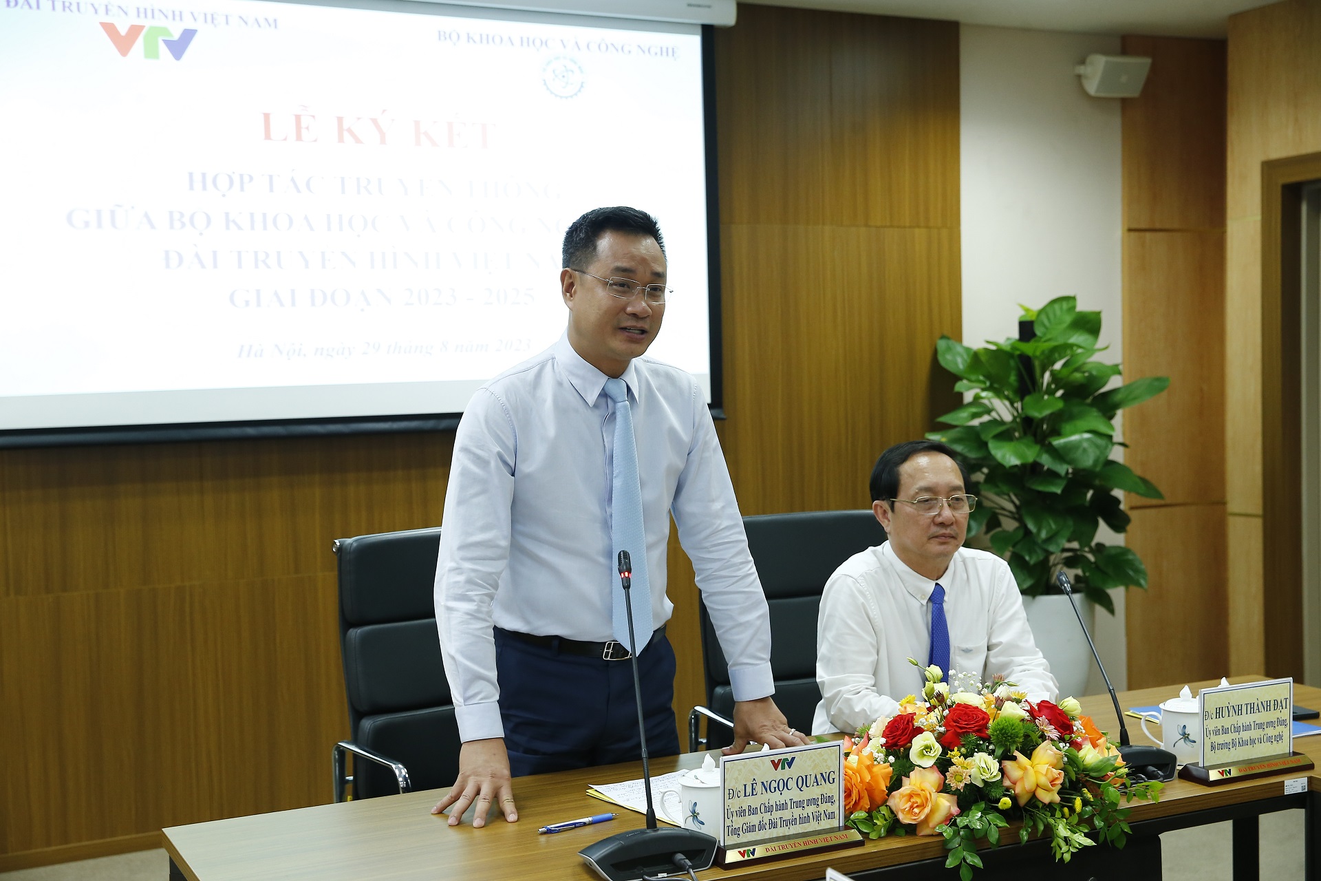 Ký kết hợp tác truyền thông giữa Đài THVN và Bộ KH&CN - Cổng thông tin ...