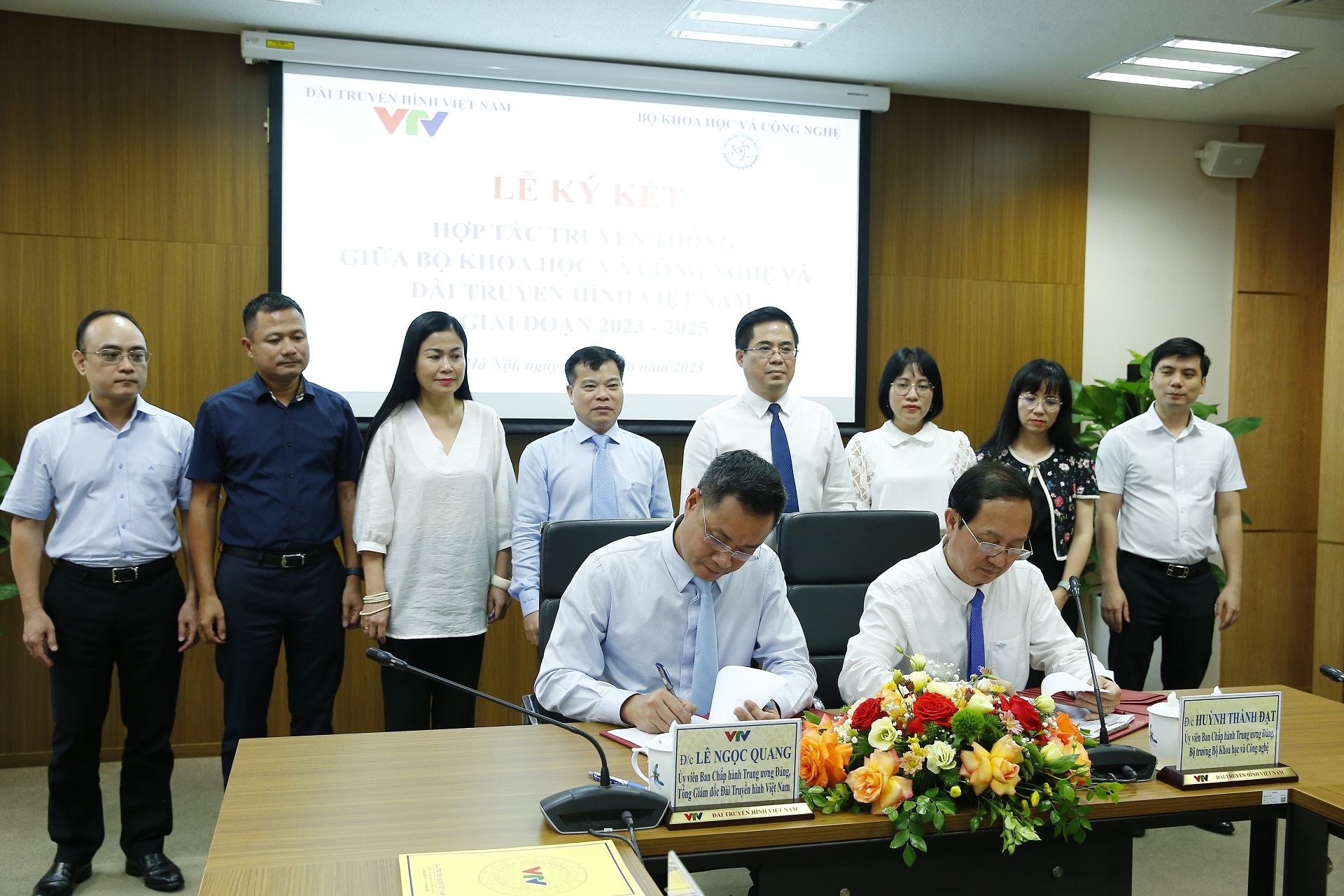 Ký kết hợp tác truyền thông giữa Đài THVN và Bộ KH&CN - Cổng thông tin ...